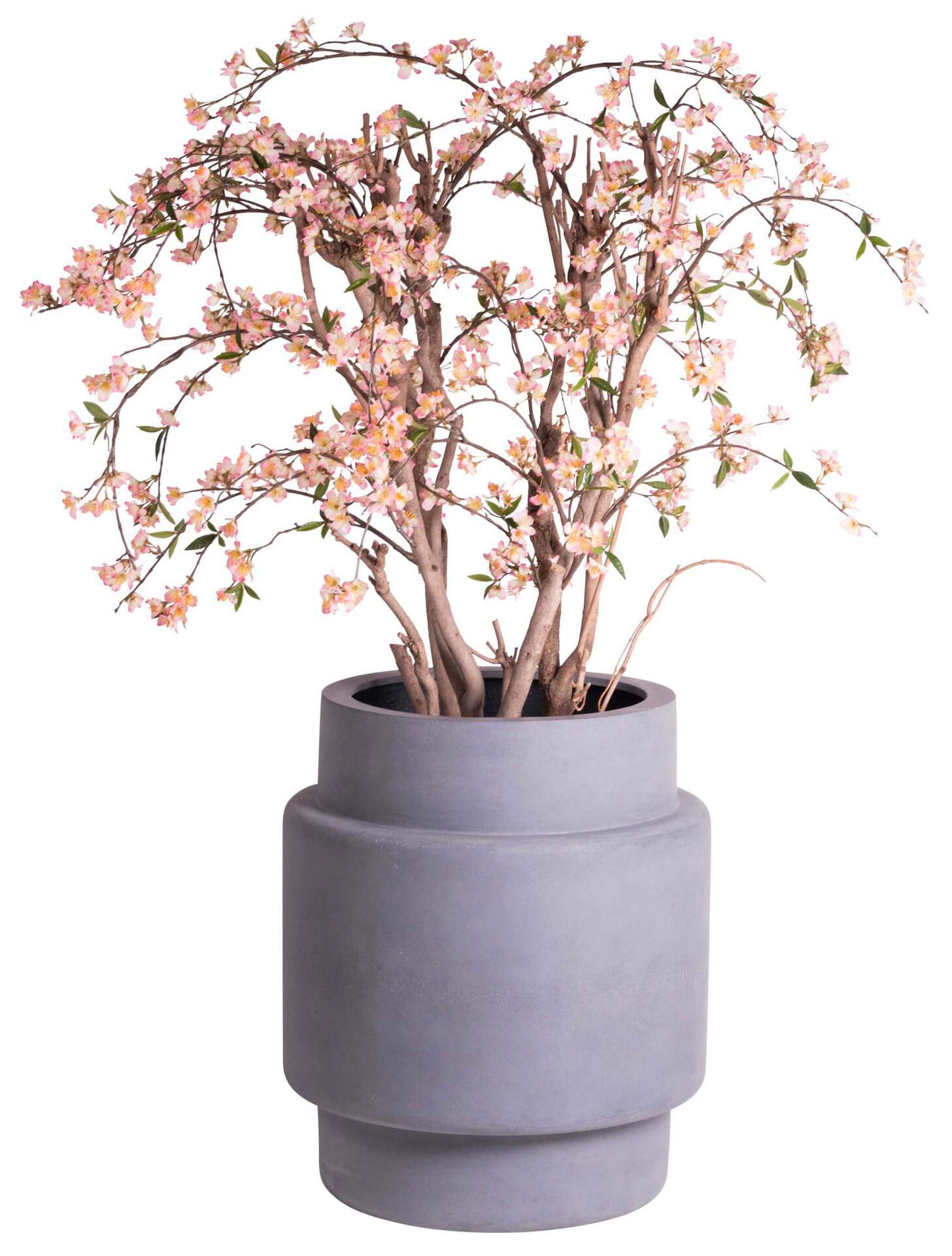 Bloempot Byland hoogte 50 cm mat grijs VTW - IDuMM Shop